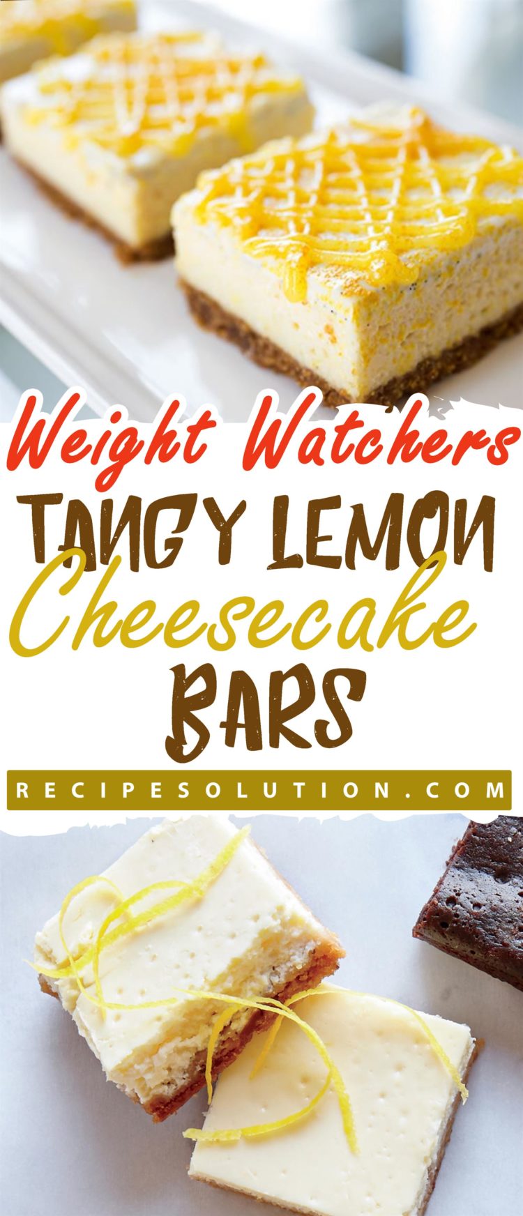 Tangy Lemon Cheesecake Bars - Pioneer COOKERY