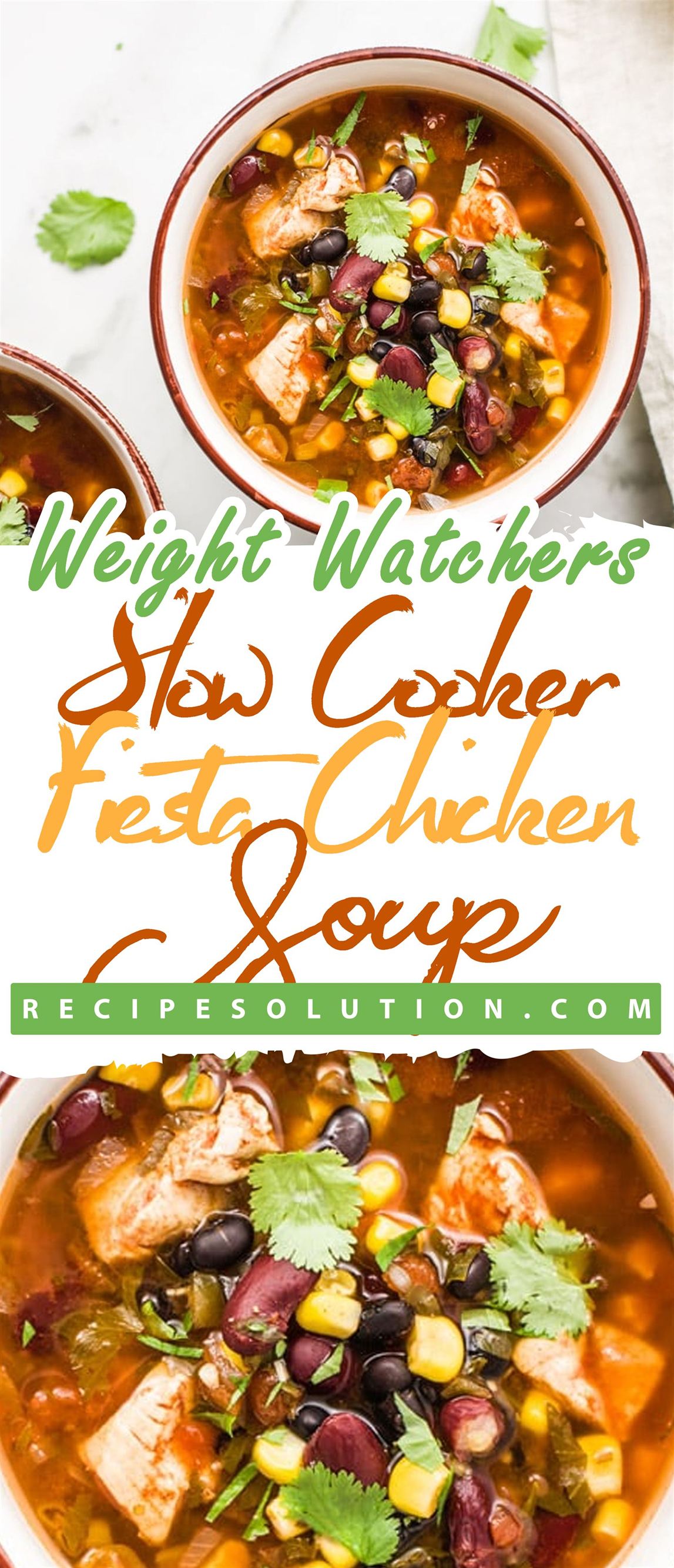 Slow Cooker Fiesta Chicken Soup - Pioneer COOKERY