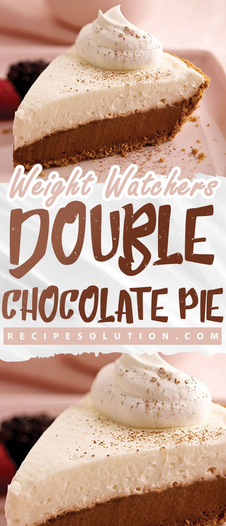Double Chocolate Pie - Pioneer COOKERY