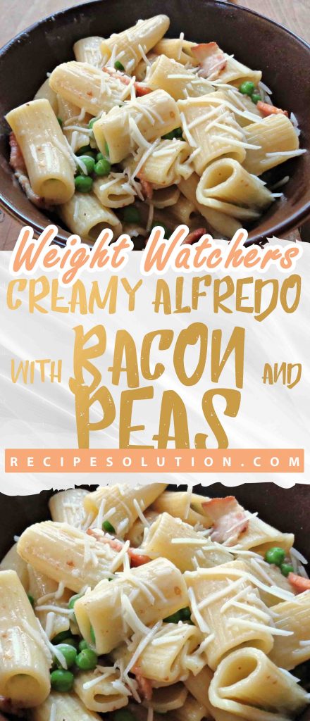 Creamy Alfredo with Bacon and Peas - Pioneer COOKERY